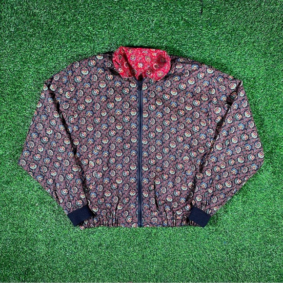 Jackets & Coats | Vintage Reversible Super Bright Mexican Style Jacket ...